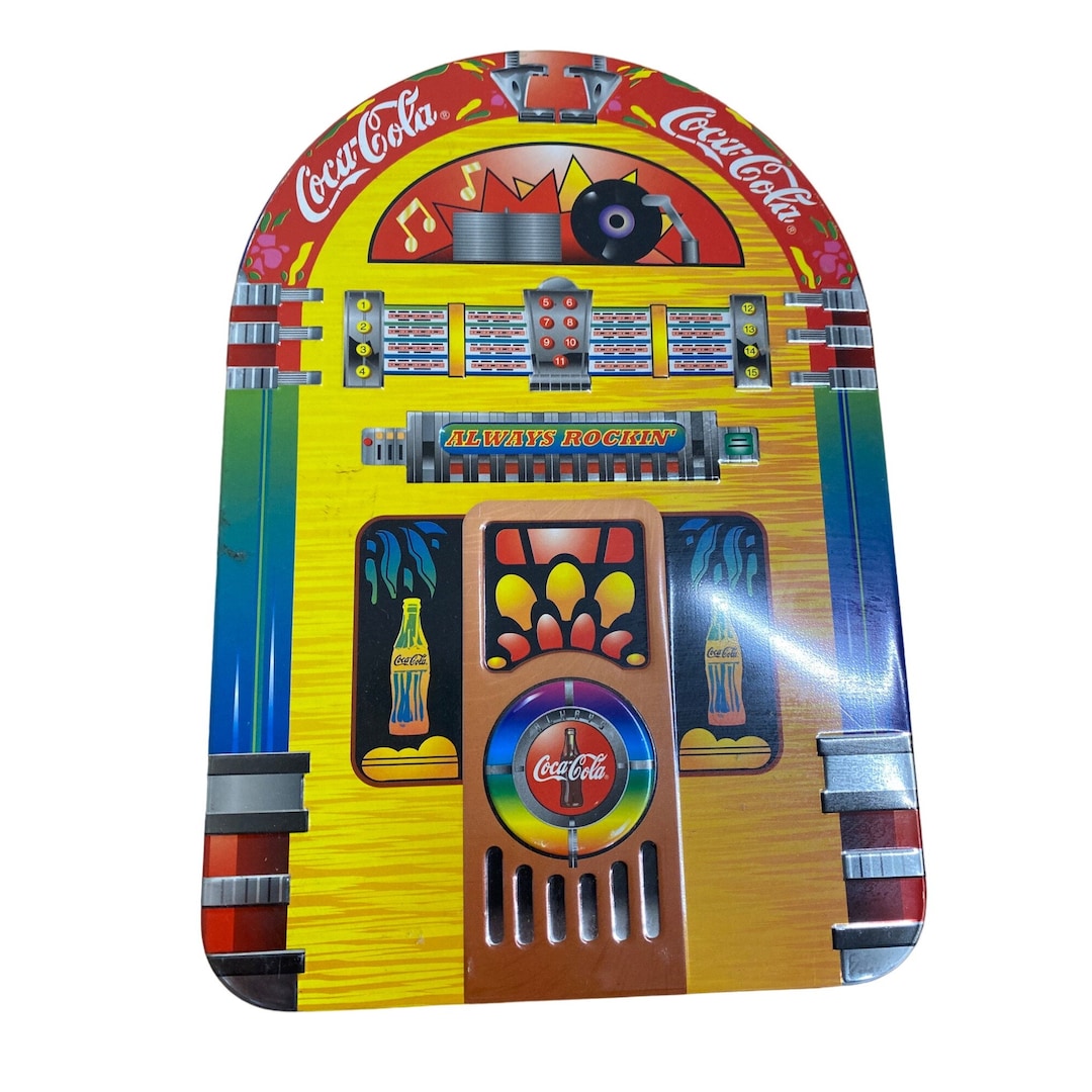 Vintage Coca Cola Jukebox Collectible Tin - Etsy