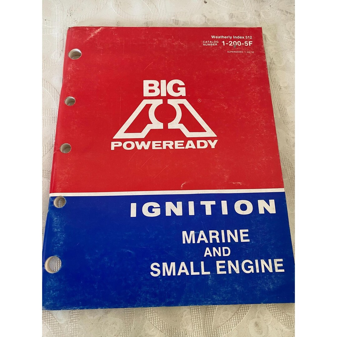 Big A Poweready Ignition Marine Small Engine Book 1-200-5F - Etsy