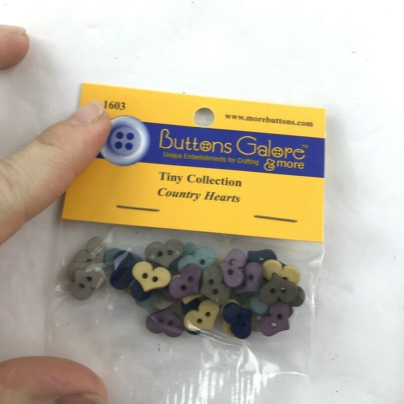 Tiny Heart Buttons - Etsy