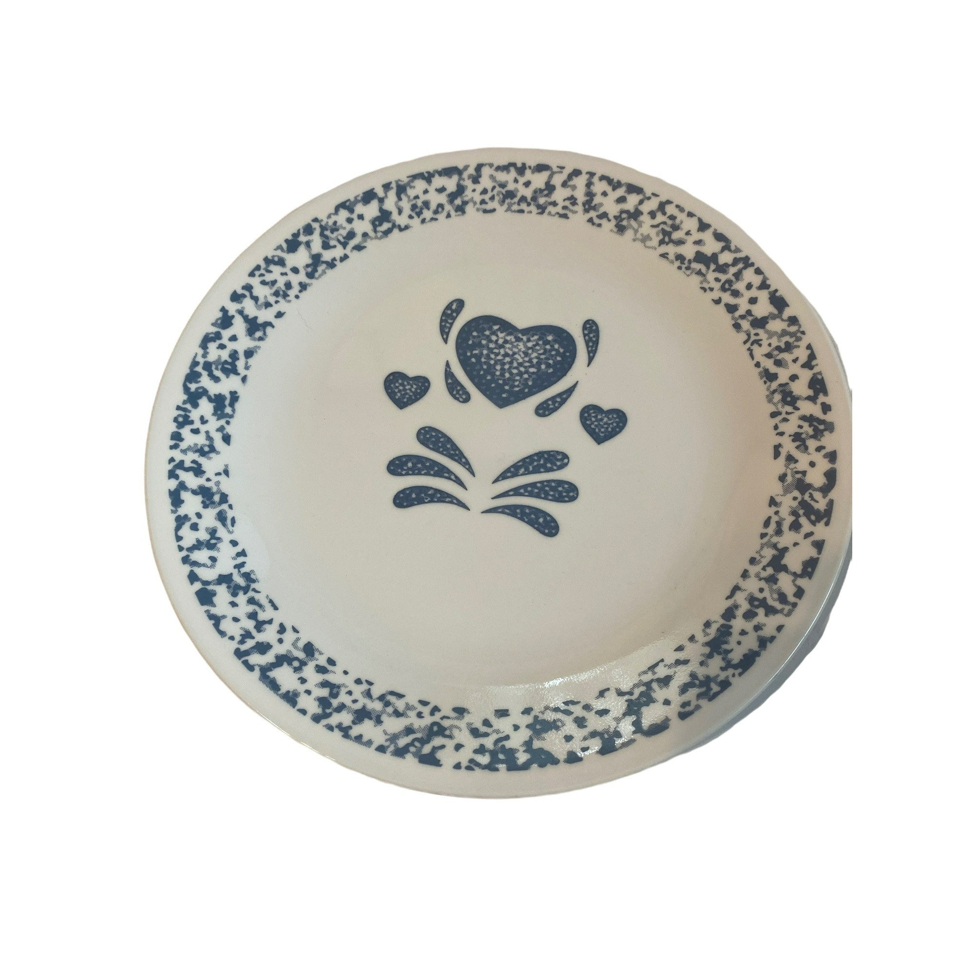 Vintage Corelle Blue Hearts 10 Dinner Plate Tableware - Etsy