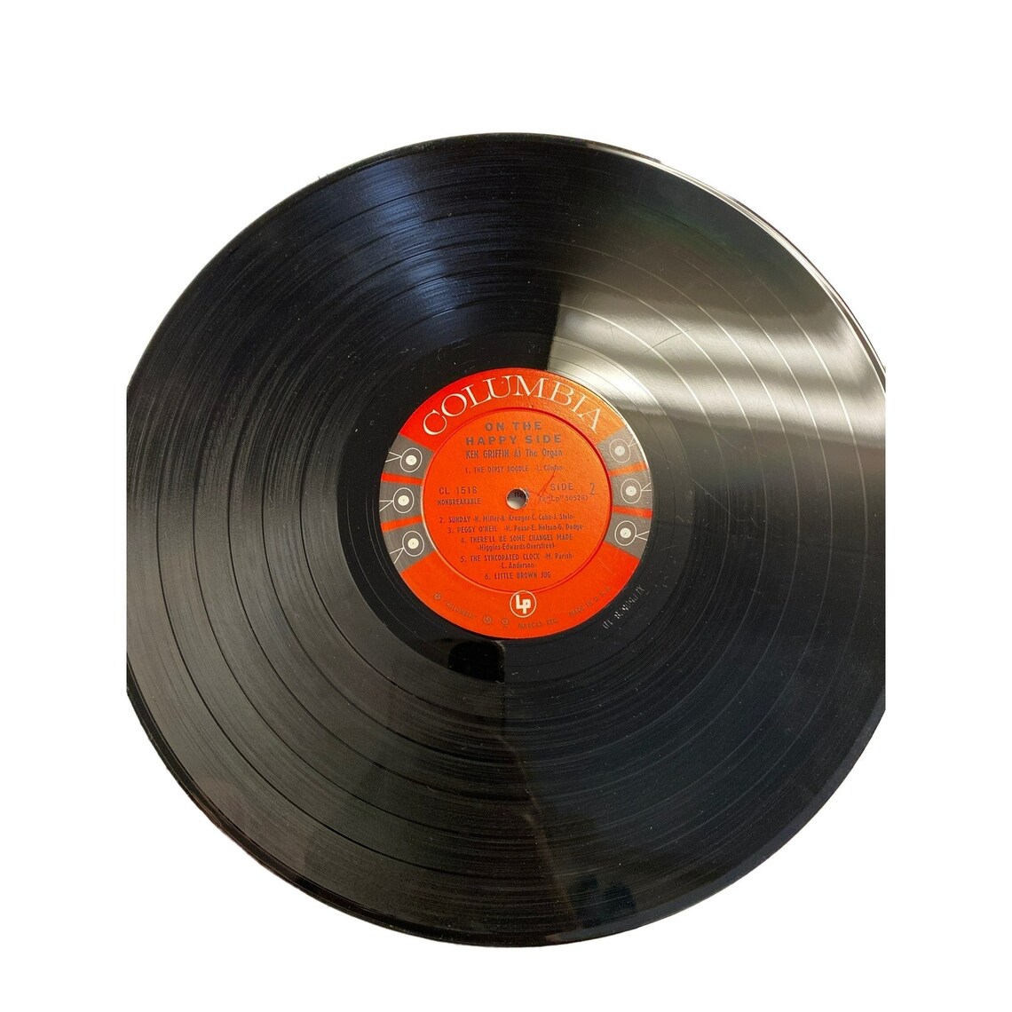 Vintage Vinyl Record Ken Griffin on the Happy Side - Etsy
