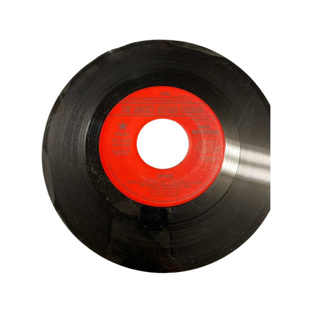 AS IS Vintage 7” 45 RPM Vinyl Record Savage - Etsy