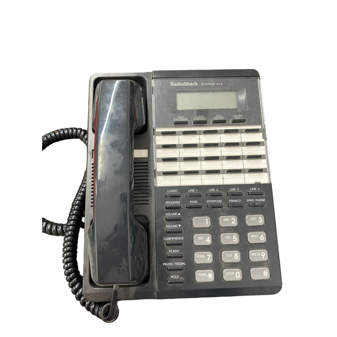 Vintage Radio Shack System 612 Phone - Etsy
