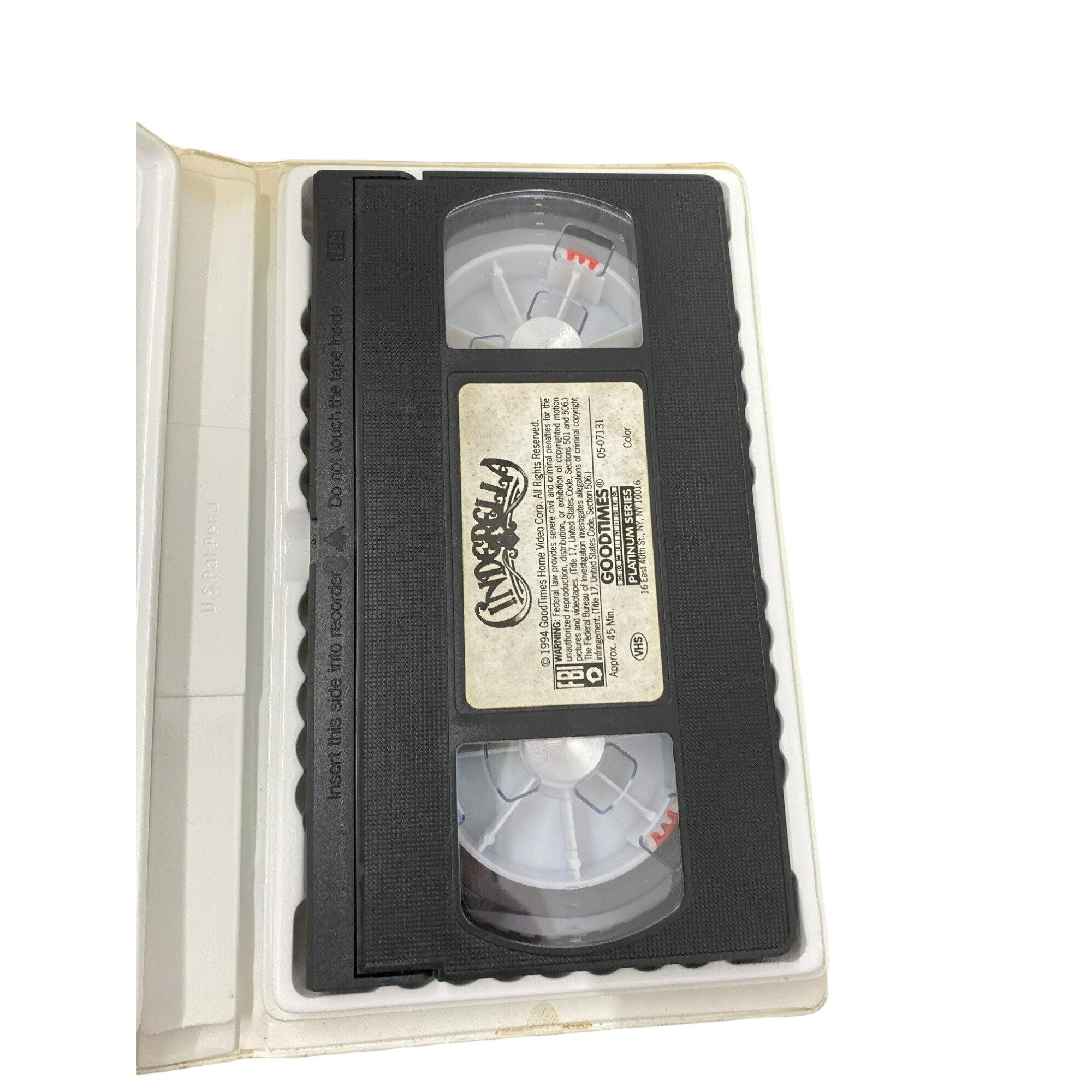 Vintage Goodtimes Cinderella Cartoon VHS Movie Collectible - Etsy UK