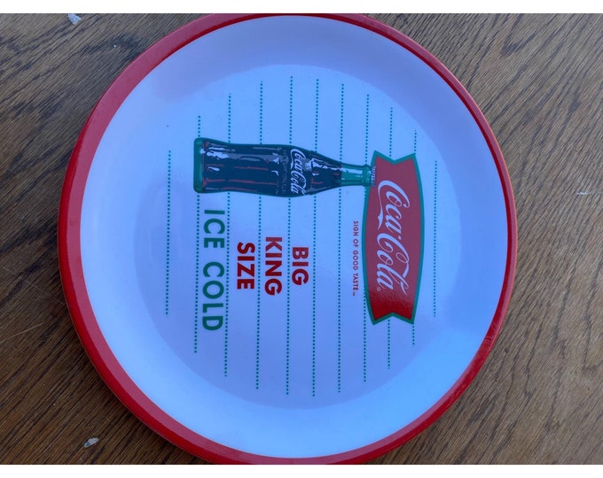 Coca Cola Melamine Plate Kitchen Tableware Serving Collectible - Etsy