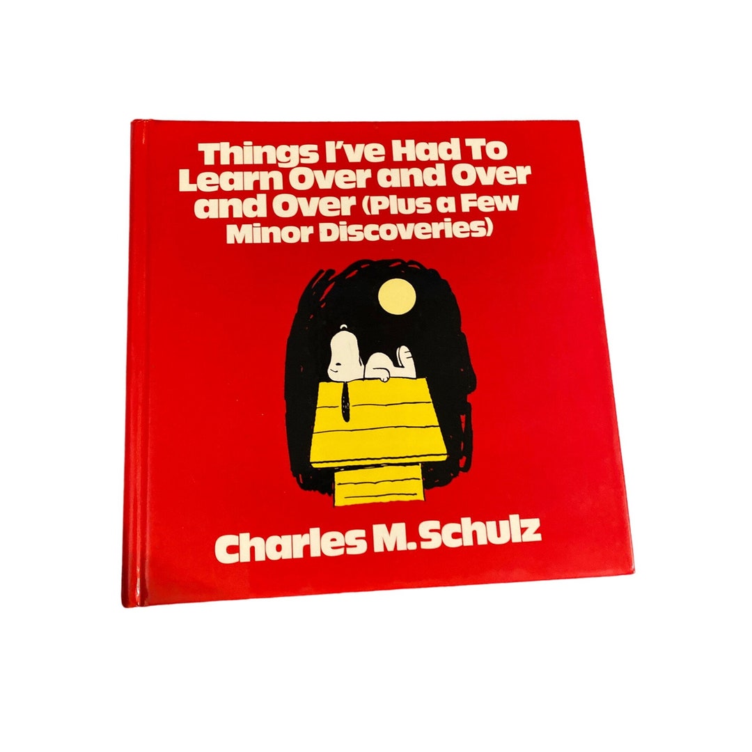 Vintage I've Had to Learn Over and Over and Over Peanuts Book Charles ...