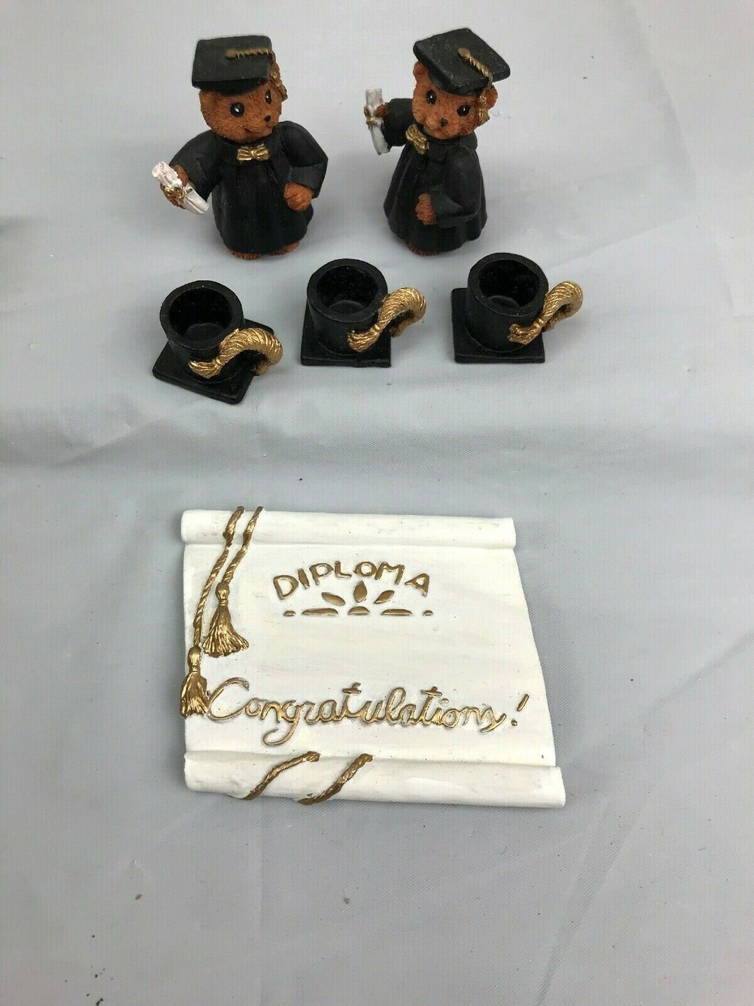 Miniature Teddy Bear Graduation Tea Set Gift Home Decor - Etsy