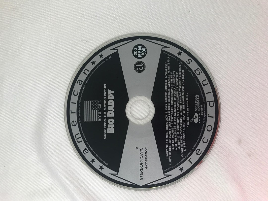 AS IS Big Daddy Movie Soundtrack CD - Etsy