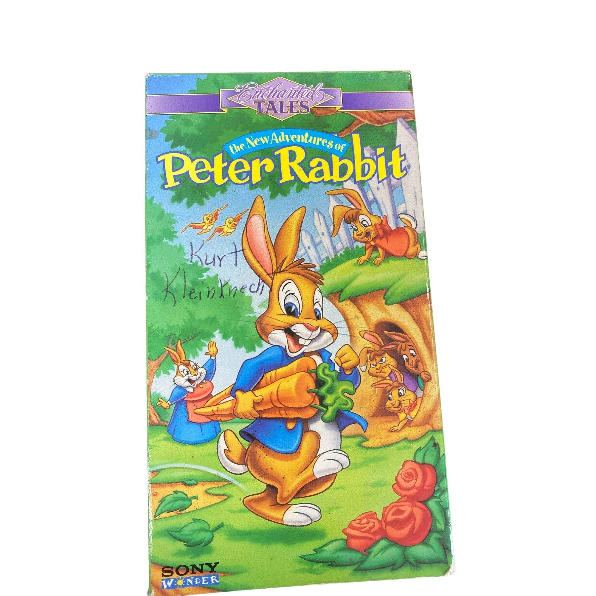 Vintage Enchanted Tales New Adventures of Peter Rabbit Vhs Tape Cartoon ...