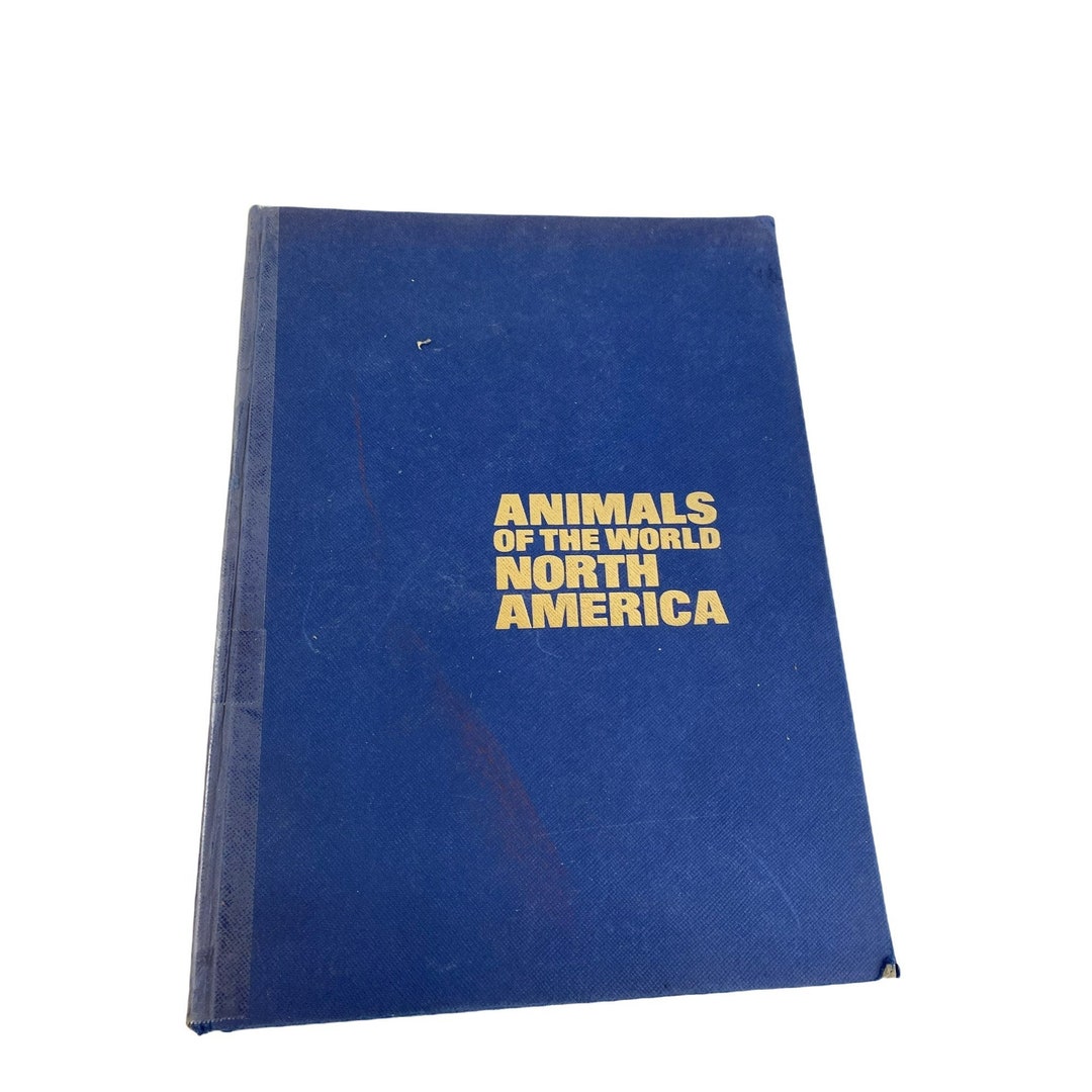 MCM Vintage Animals of the World North America Hardcover Book - Etsy
