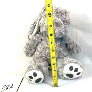 11 Gray Easter Bunny Plush Stuffed Animal - Etsy