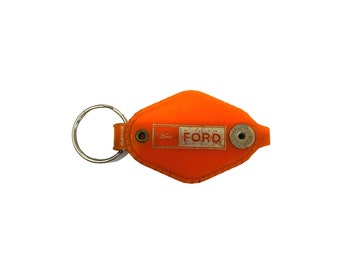 Vintage Orange Key Chain - Etsy