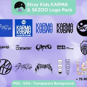 Stray Kids SKZ Karma, Logos, & Skzoo Mega Pack Vector Files (digital ...