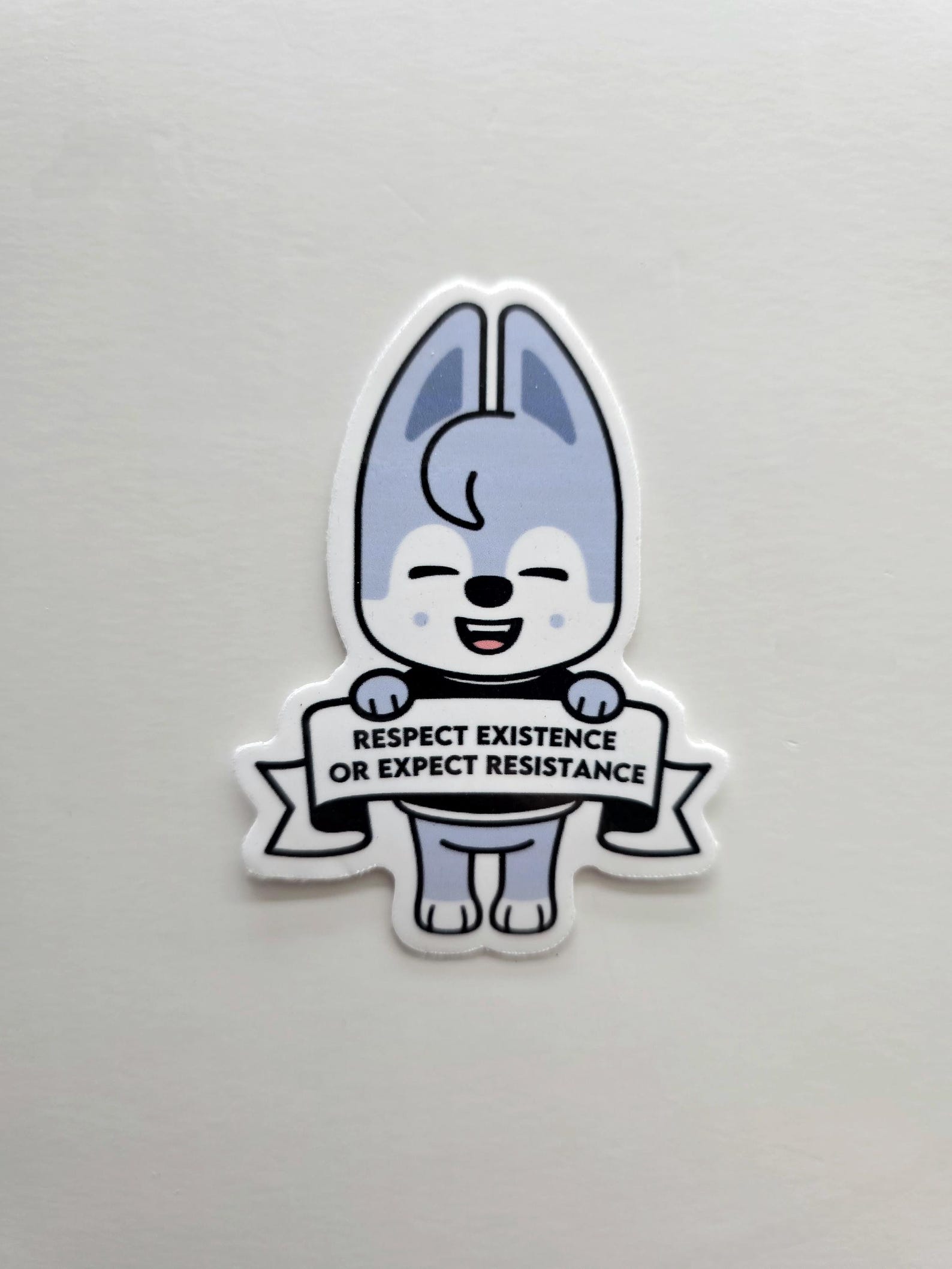 Stray Kids SKZOO Wolf Chan Respect Existance Sticker | Waterproof Vinyl ...