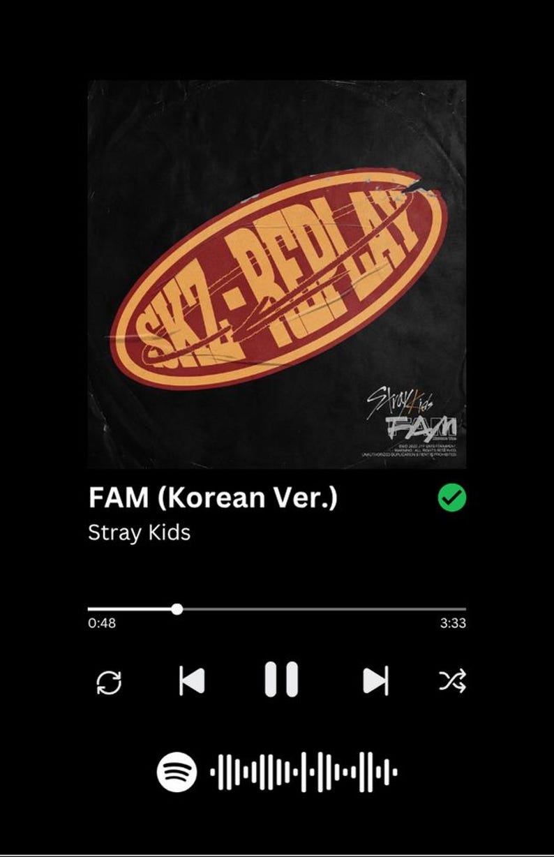 Stray Kids SKZ Spotify Code Binder Filler Photocards | Pdf, Png, Svg ...