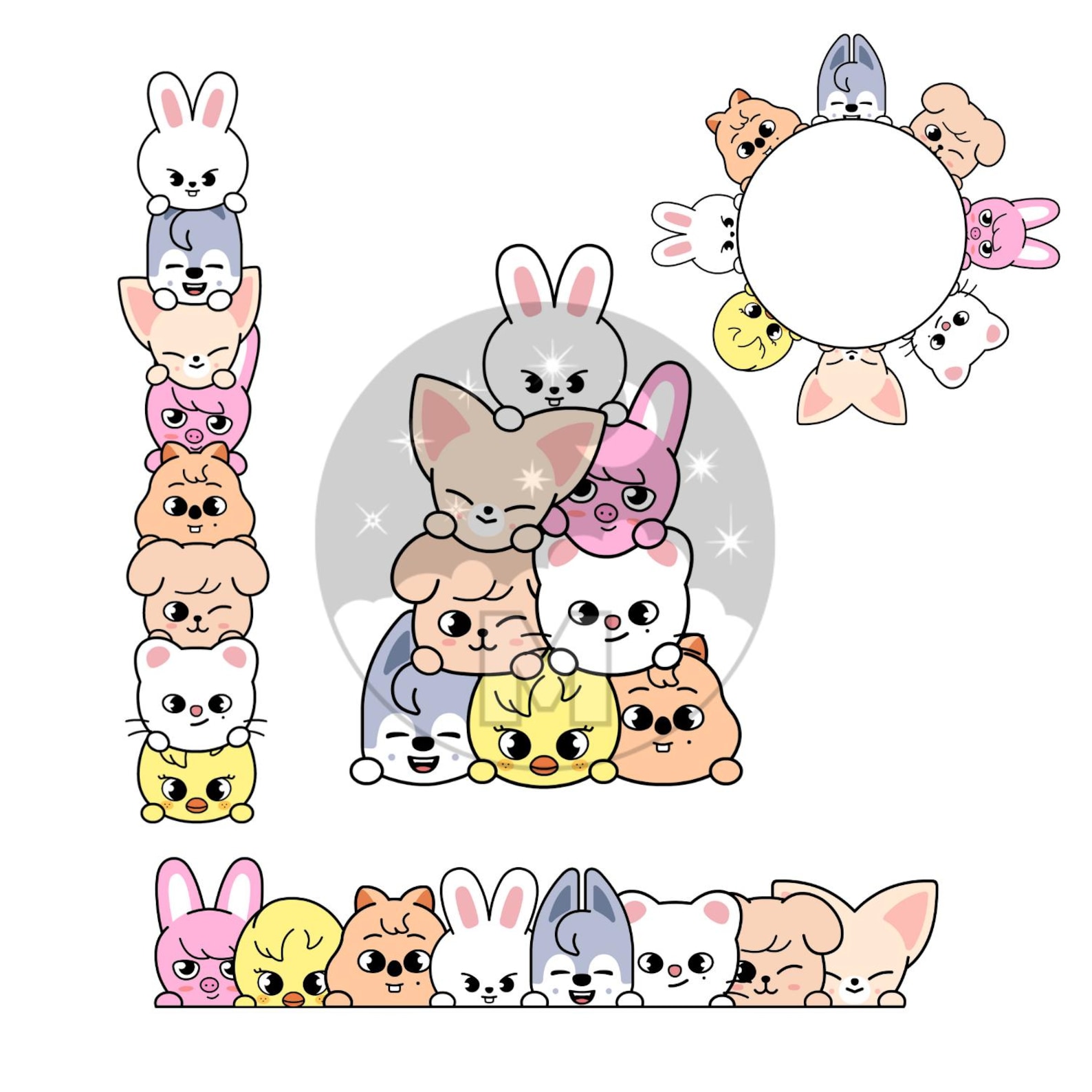 Stray Kids SKZ Karma, Logos, & Skzoo Mega Pack Vector Files (digital ...