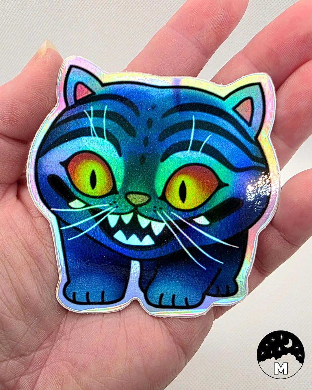 DERPY Tiger Kpop Demon Hunters Holographic Sticker | Waterproof Vinyl ...