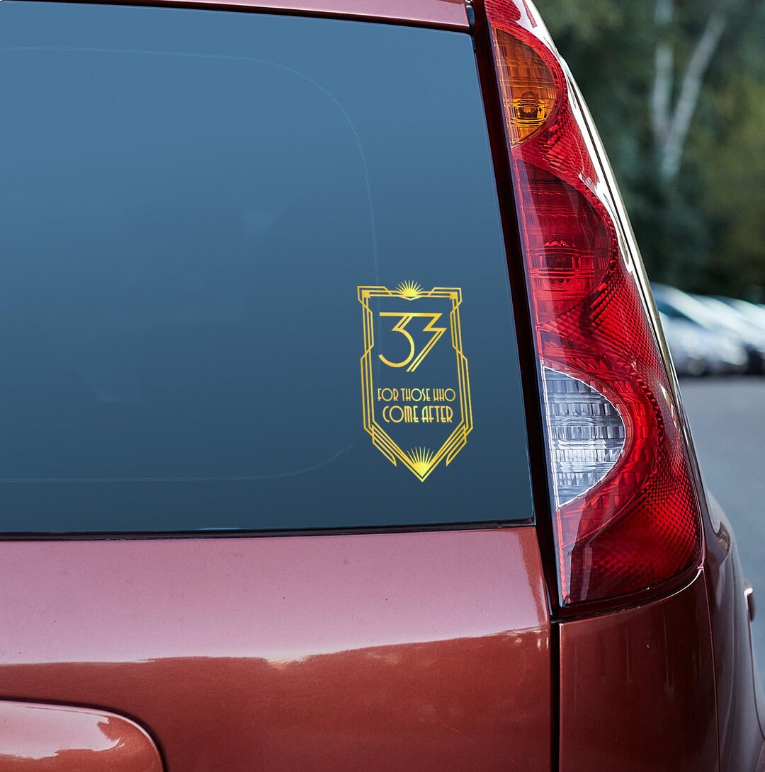 Expedition 33 Gold Car Decal - Etsy