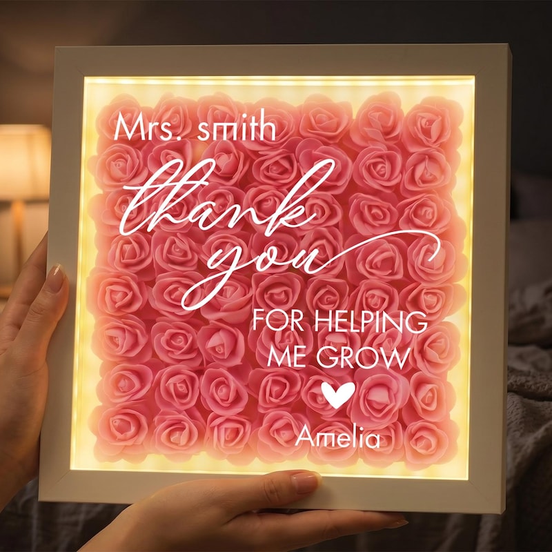 Custom Teacher Keepsake - Etsy