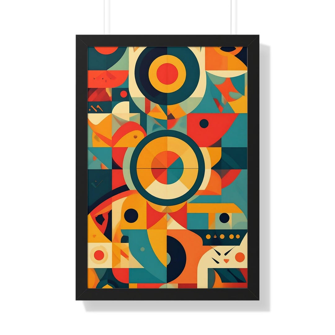 Emotion Series 01 – JOY | Geometric Abstract Wall Art | Multiple Sizes ...