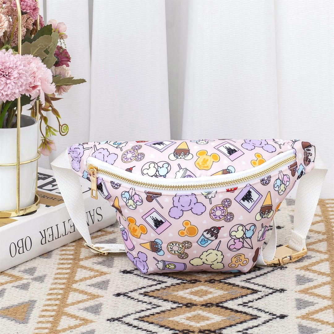 Checker Mouse Kids Fanny Pack: Lightweight Travel Crossbody Bag - Etsy