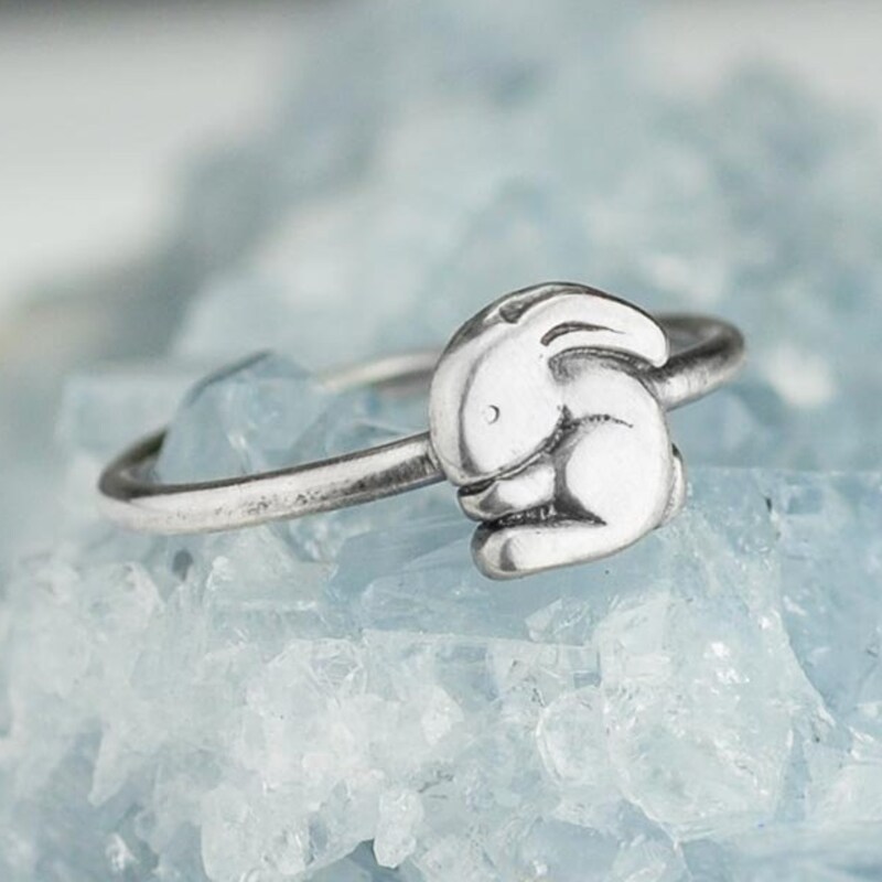Rabbit Ring - Etsy