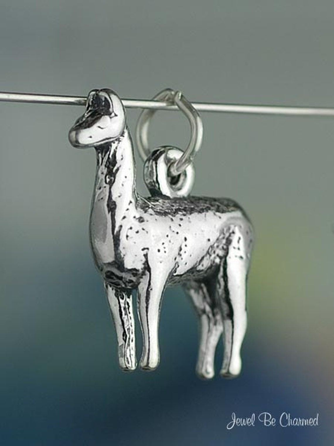Sterling Silver Llama Charm Peru Peruvian Llamas Animal 3D | Etsy