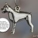 Sterling Silver Boxer Charm Dog Breed Purebred Boxers 3D Solid .925 - Etsy