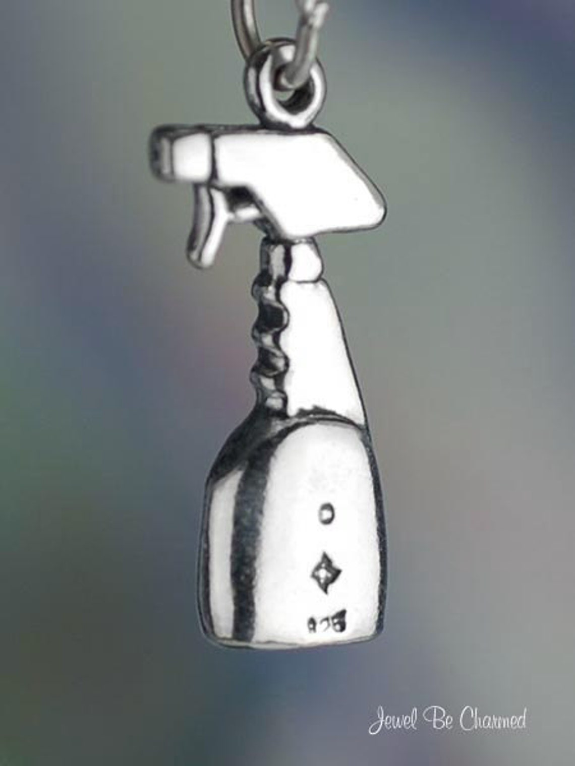 Sterling Silver Spray Bottle Charm Sprayer Cleaner Home Garden - Etsy