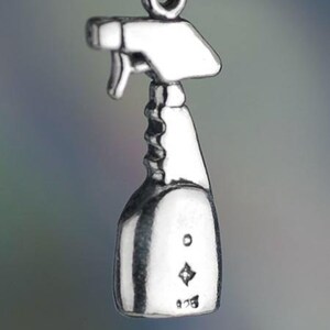 Sterling Silver Spray Bottle Charm Sprayer Cleaner Home Garden .925 - Etsy