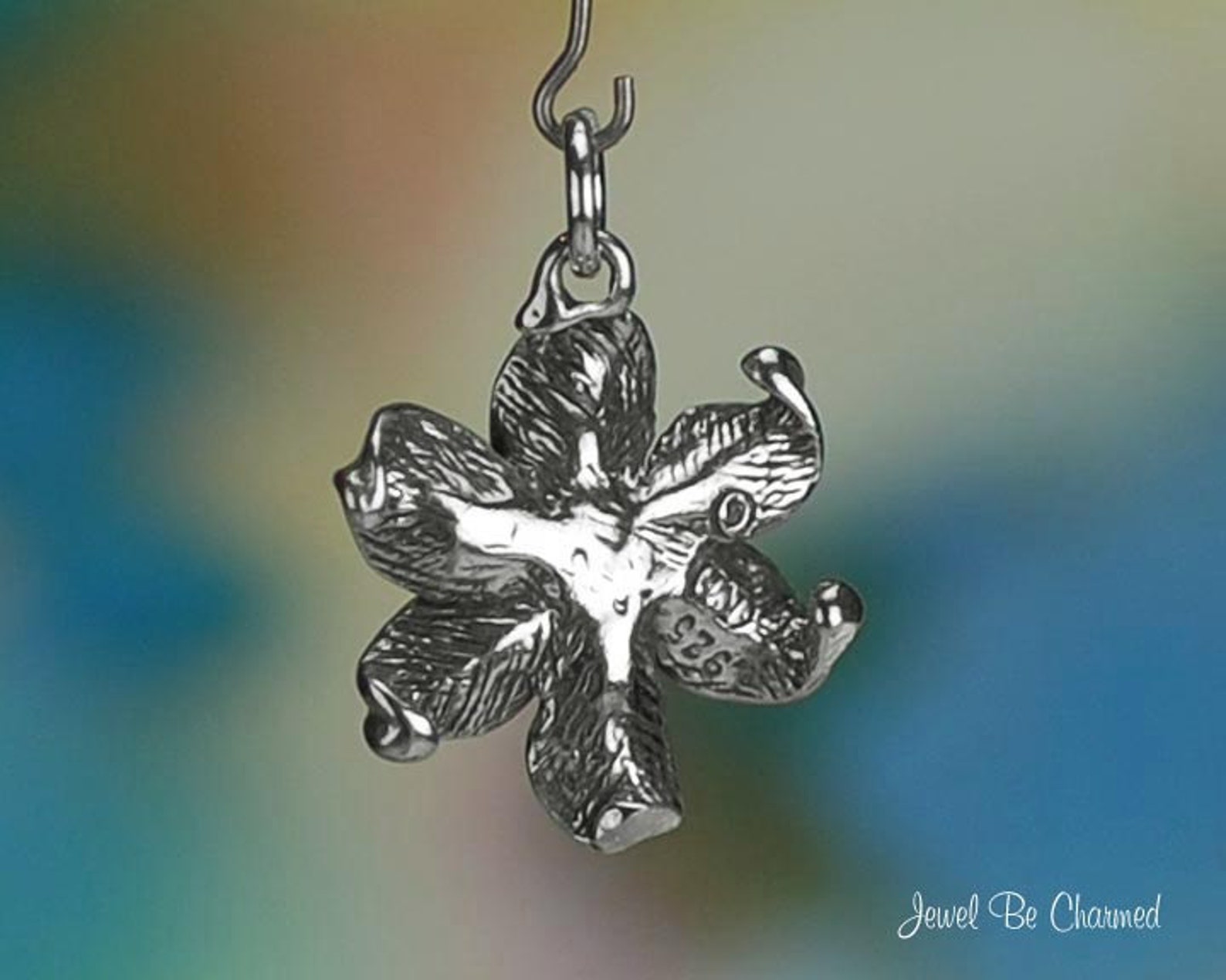 Sterling Silver Daylily or Lily Charm Garden Flower Lilies - Etsy