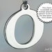 Sterling Silver Letter O Charm Initial or for Hand Stamping Solid .925 ...