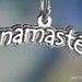 Sterling Silver Namaste Charm Yoga India Nepal Greeting Solid .925 - Etsy