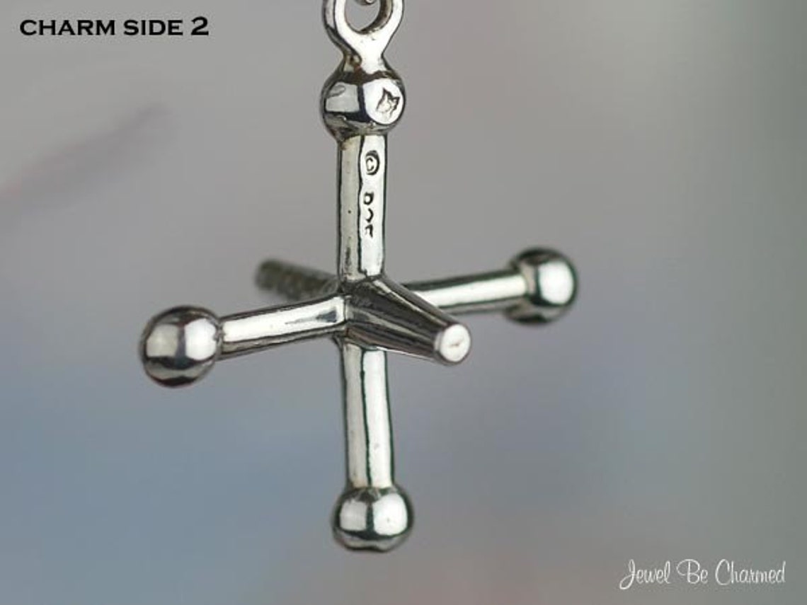Sterling Silver Toy Jacks Charm Fun Jax Game Kids Play 3D - Etsy