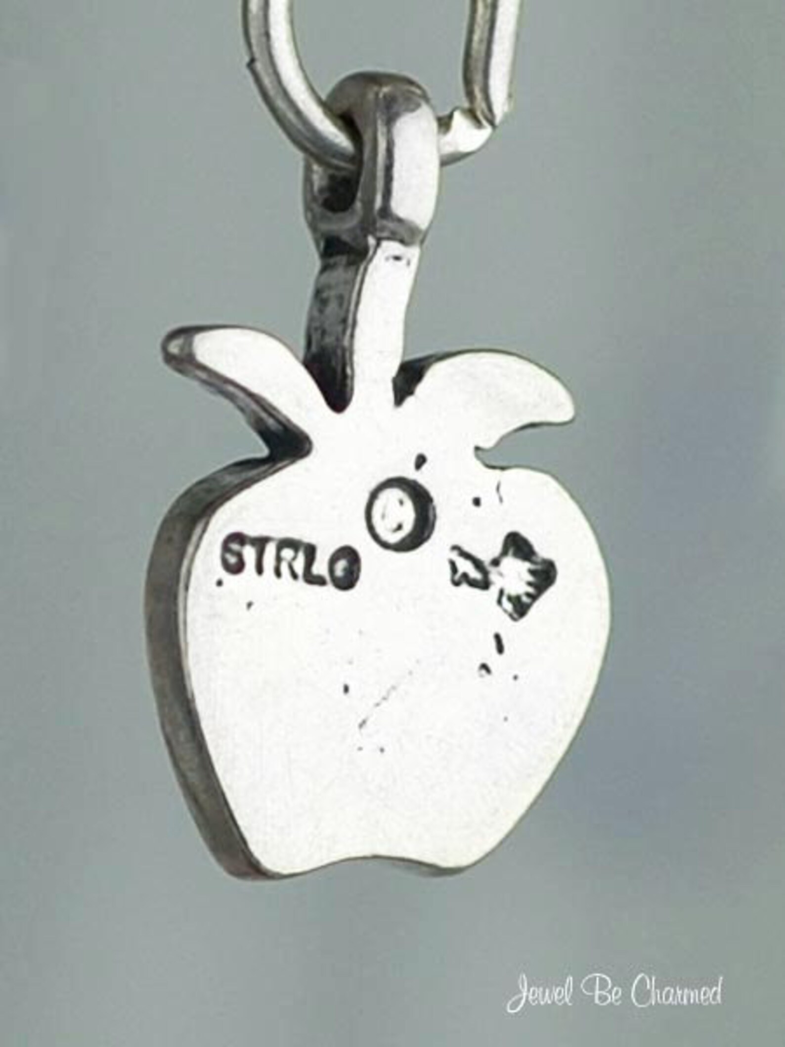 Sterling Silver Turquoise Apple Charm Apples Fruit Small Solid - Etsy