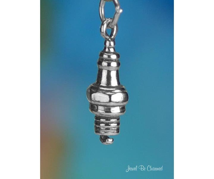 Sterling Silver Spark Plug Charm Vehicle Car Engine Ignition - Etsy