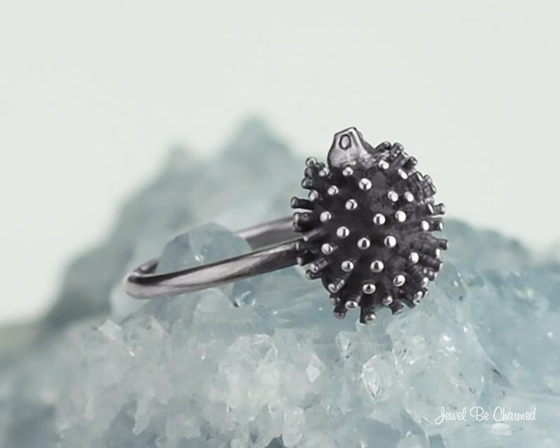 Sterling Silver Hedgehog Ring Solid .925 Hedgehog Rings Custom - Etsy