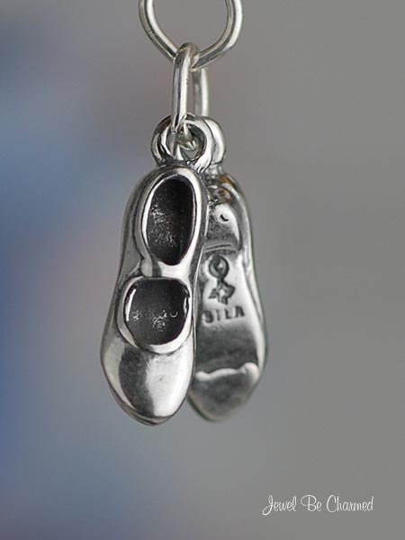 Sterling Silver Tap Shoes Charm for Tap Dancer Movable 3D | Etsy