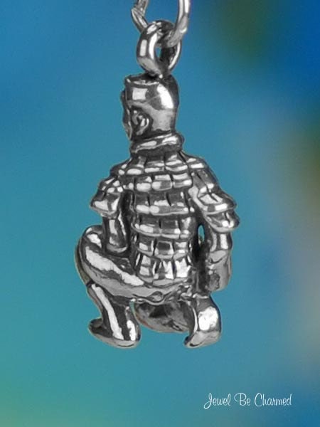 Sterling Silver Terracotta Warrior Charm Xian China Chinese | Etsy