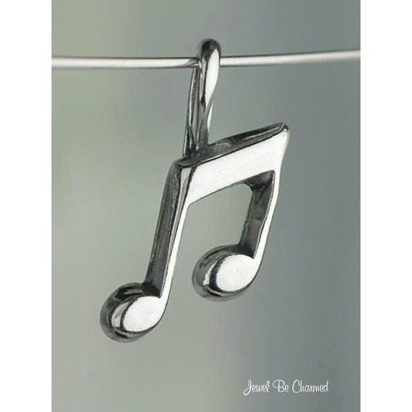 Music Note Necklace - Etsy