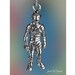 Sterling Silver Mummy Charm Egyptian or Halloween Theme 3D Solid .925 ...