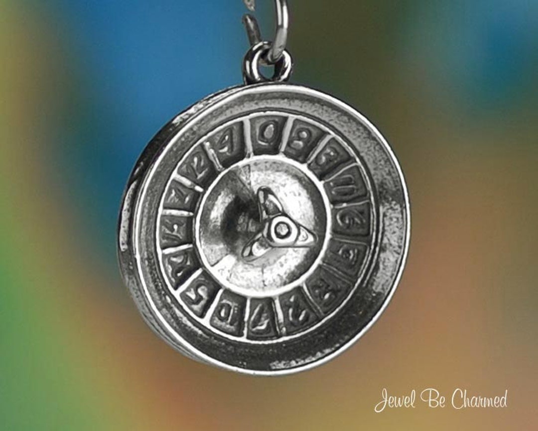 Sterling Silver Roulette Wheel Charm Casino Las Vegas Game Solid .925 ...