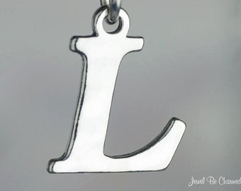 Letter L Charm - Etsy