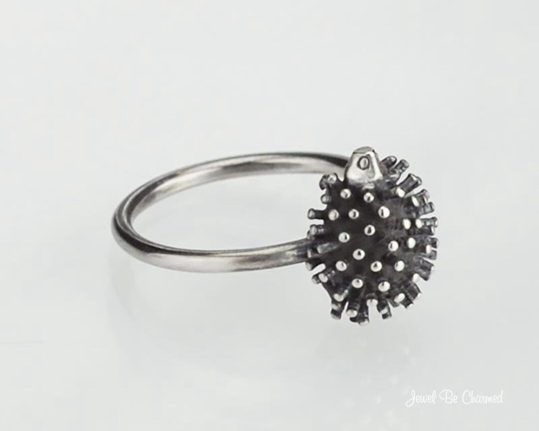Sterling Silver Hedgehog Ring Solid .925 Hedgehog Rings Custom Sizes - Etsy