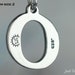Sterling Silver Letter O Charm Initial or for Hand Stamping Solid .925 ...