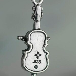 Sterling Silver Cello Charm Musical Instrument Music 3D Solid .925 - Etsy