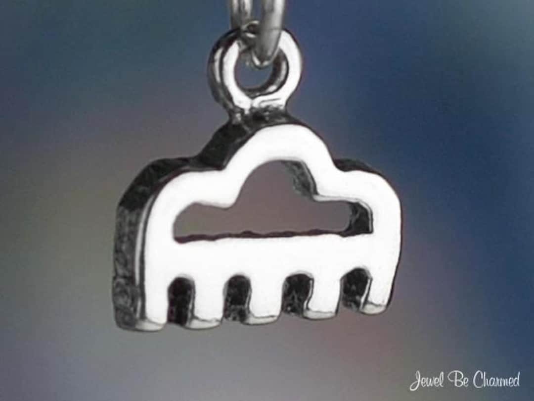 Sterling Silver Rain Cloud Charm Native American Petroglyph Solid .925 ...
