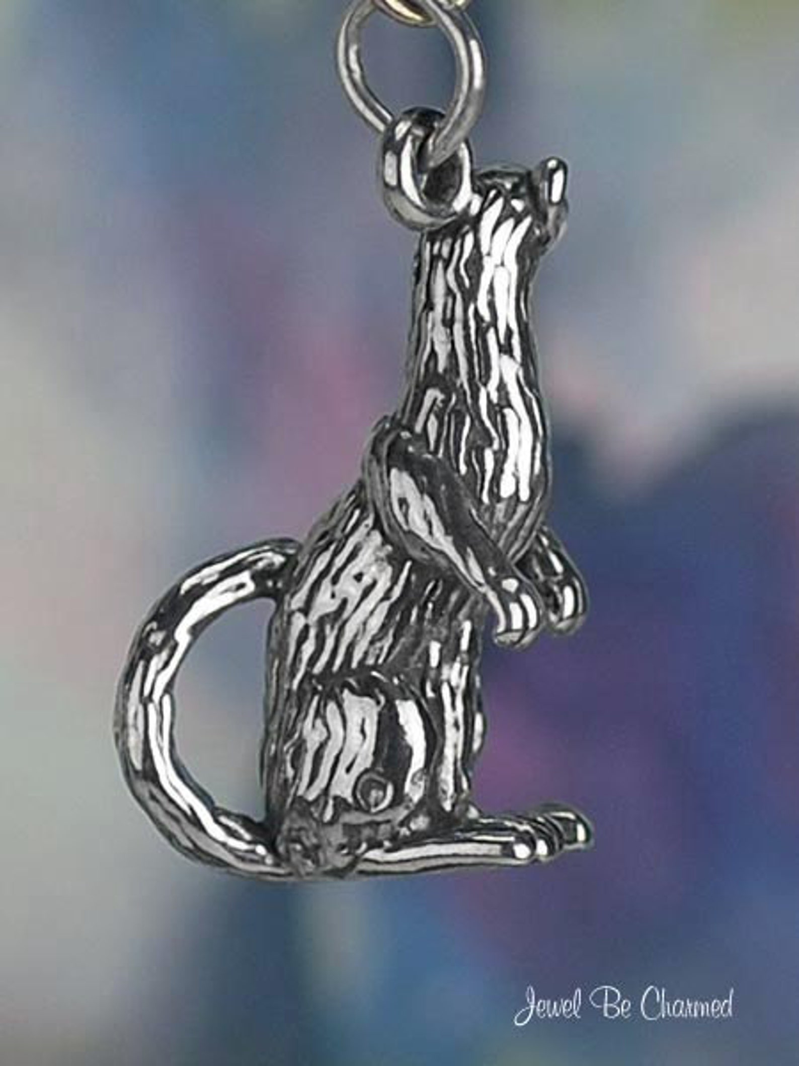 Sterling Silver Ferret Charm Ferrets Animal Pet 3D Solid .925 - Etsy