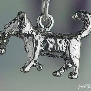 Sterling Silver Mother and Baby Cat and Kitten Charm Cats 3D - Etsy