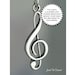 Sterling Silver G Clef Treble Clef Charm Musician Music Solid .925 - Etsy